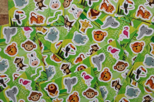 Jungle stickers - Vm Traktaties.nl